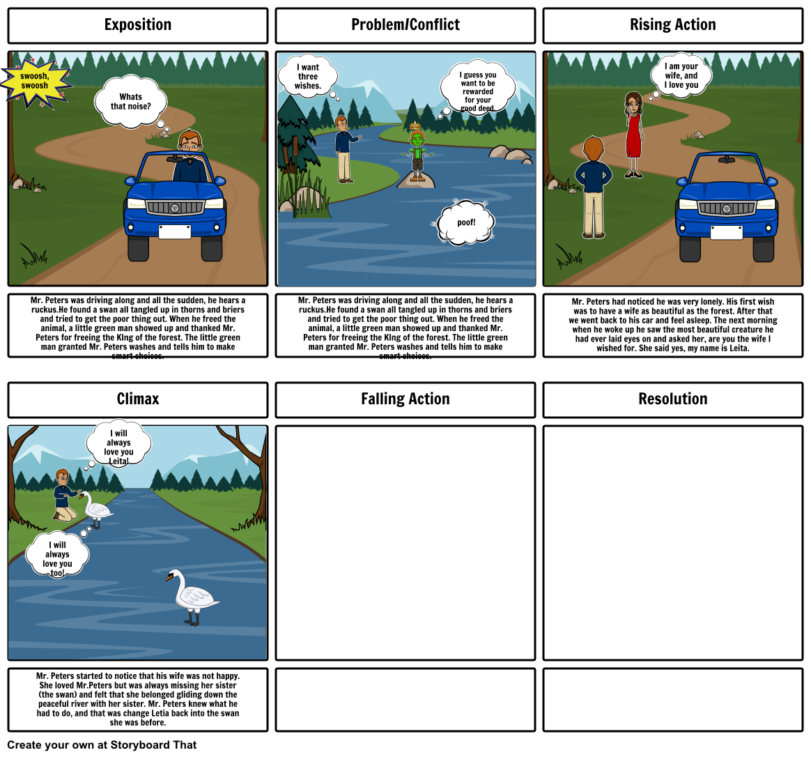 The third wish Storyboard by hailiehampton