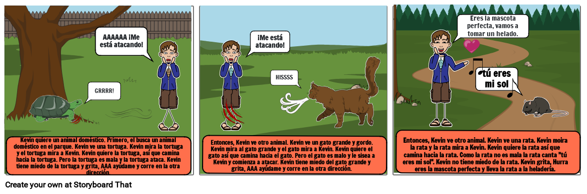 Spanish Project Storyboard by haleybailey08