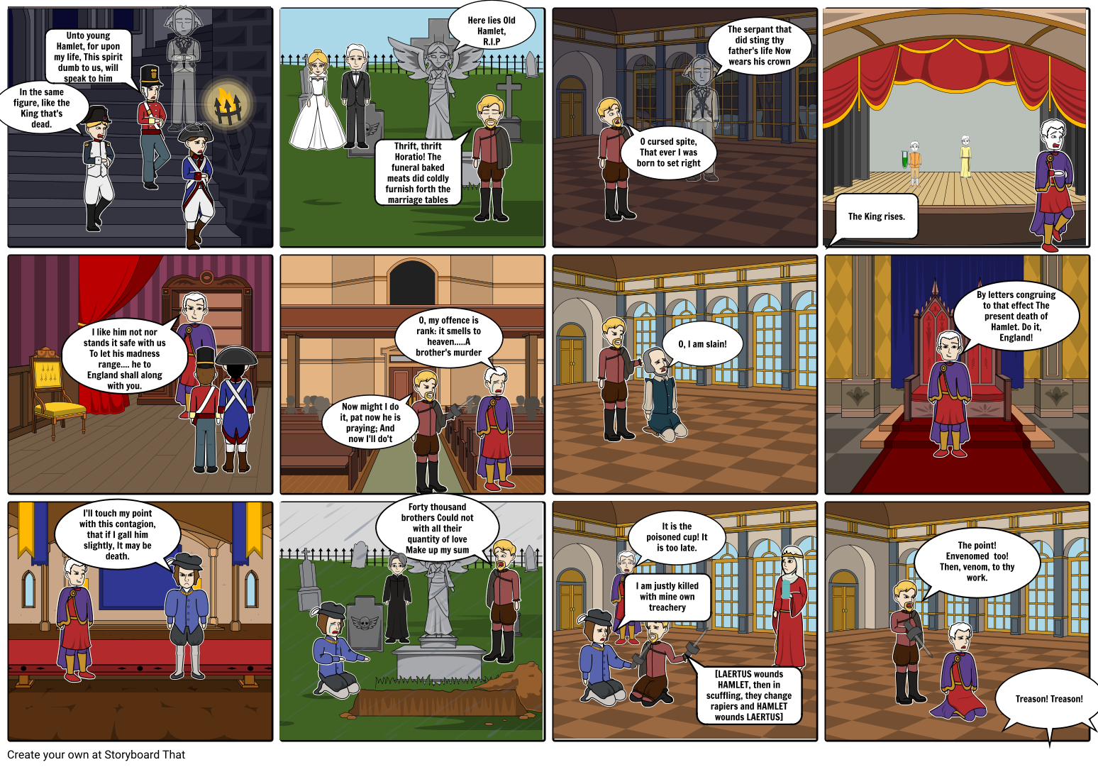Hamlet Storyboard By Hamletstoryboard Hamlet Storyboard By Hamletstoryboard