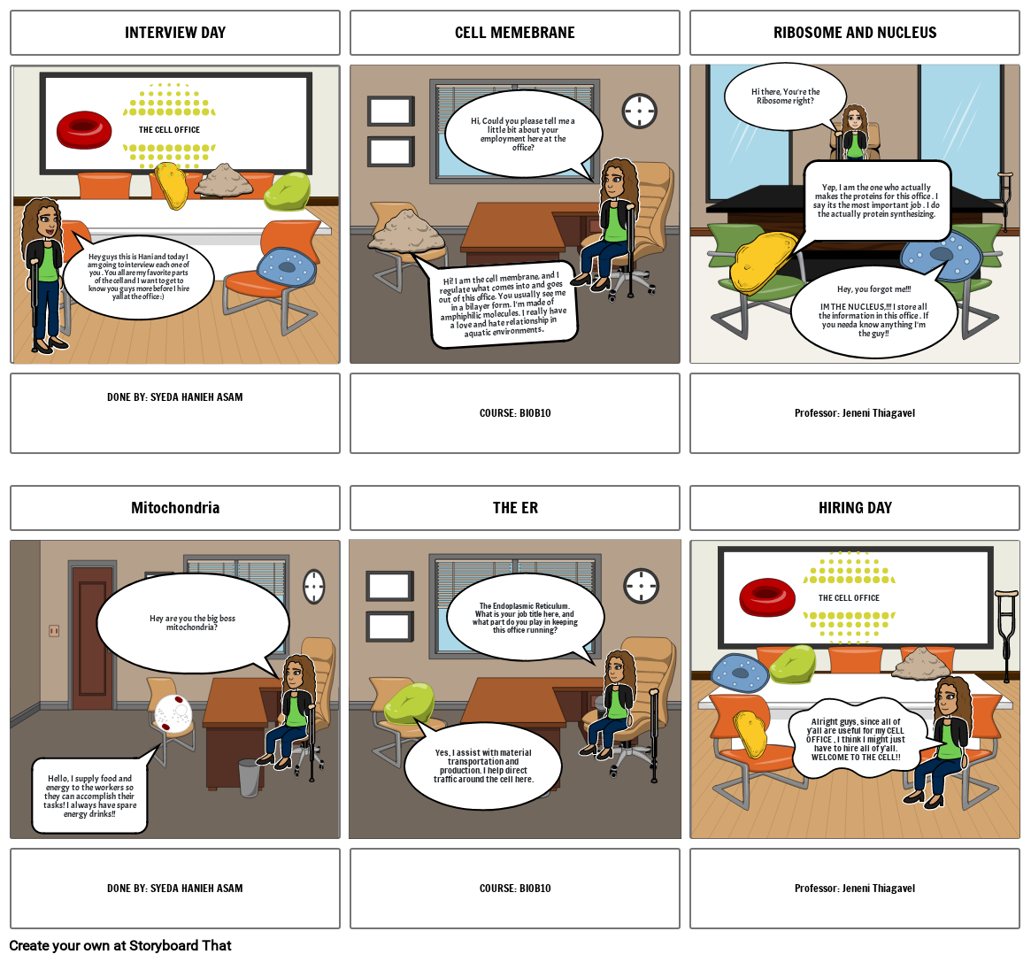cell component Storyboard by hanieh4965