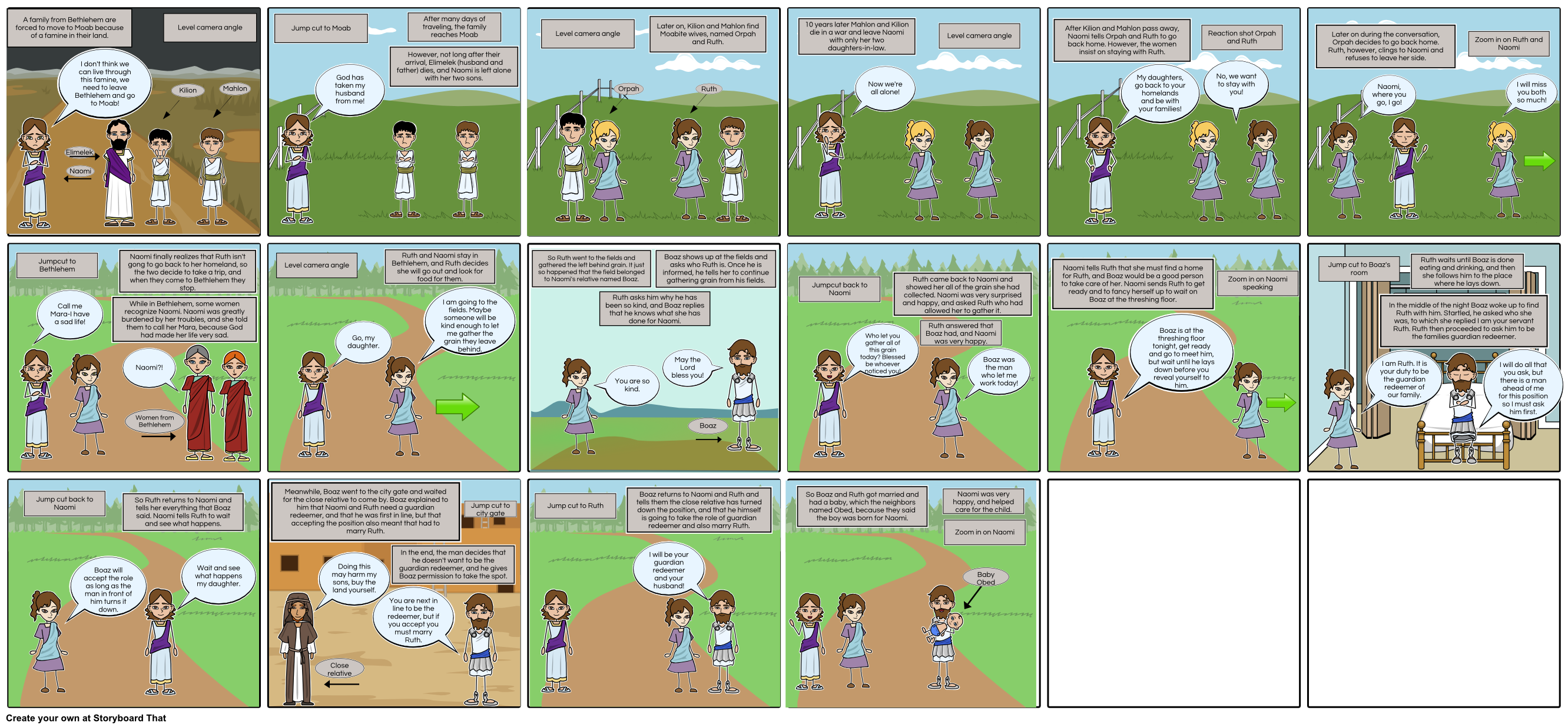 Part 1-Ruth OT Storyboard by hayleeburriss7