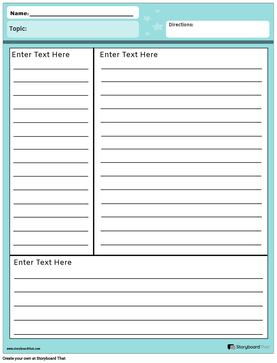 Cornell Notes Portrait Color 2 Storyboard por he-examples