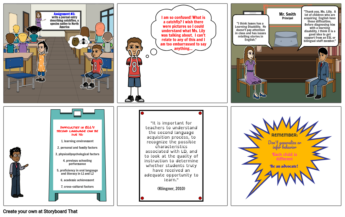 Disability and Language Storyboard par heathertyla