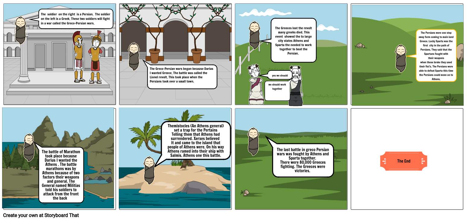 greco-persiana wars Storyboard by henryssssssss