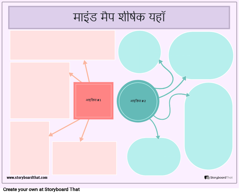 कॉरपोरेट माइंड मैप टेम्प्लेट 2 Storyboard par hi-examples