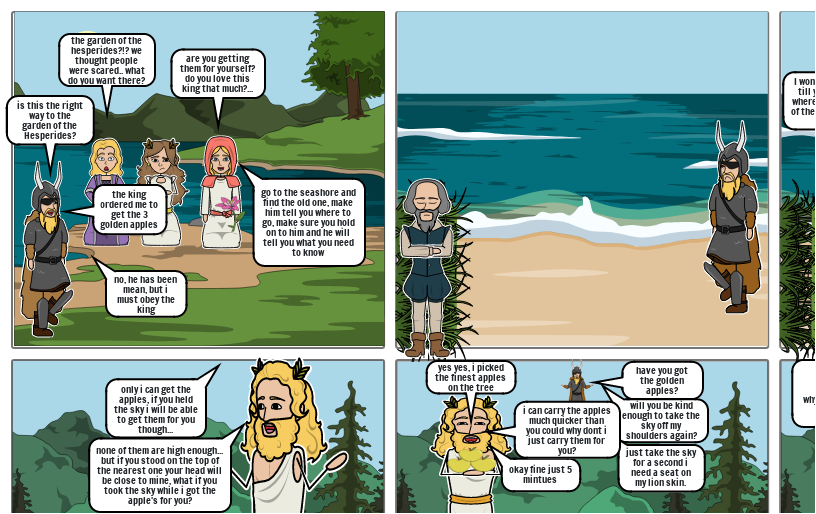 the three golden apples Storyboard por hol18621