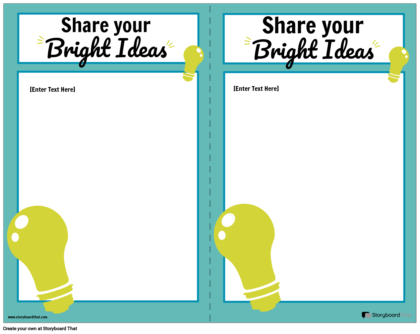 Bright Ideas Slip Storyboard por hr-examples