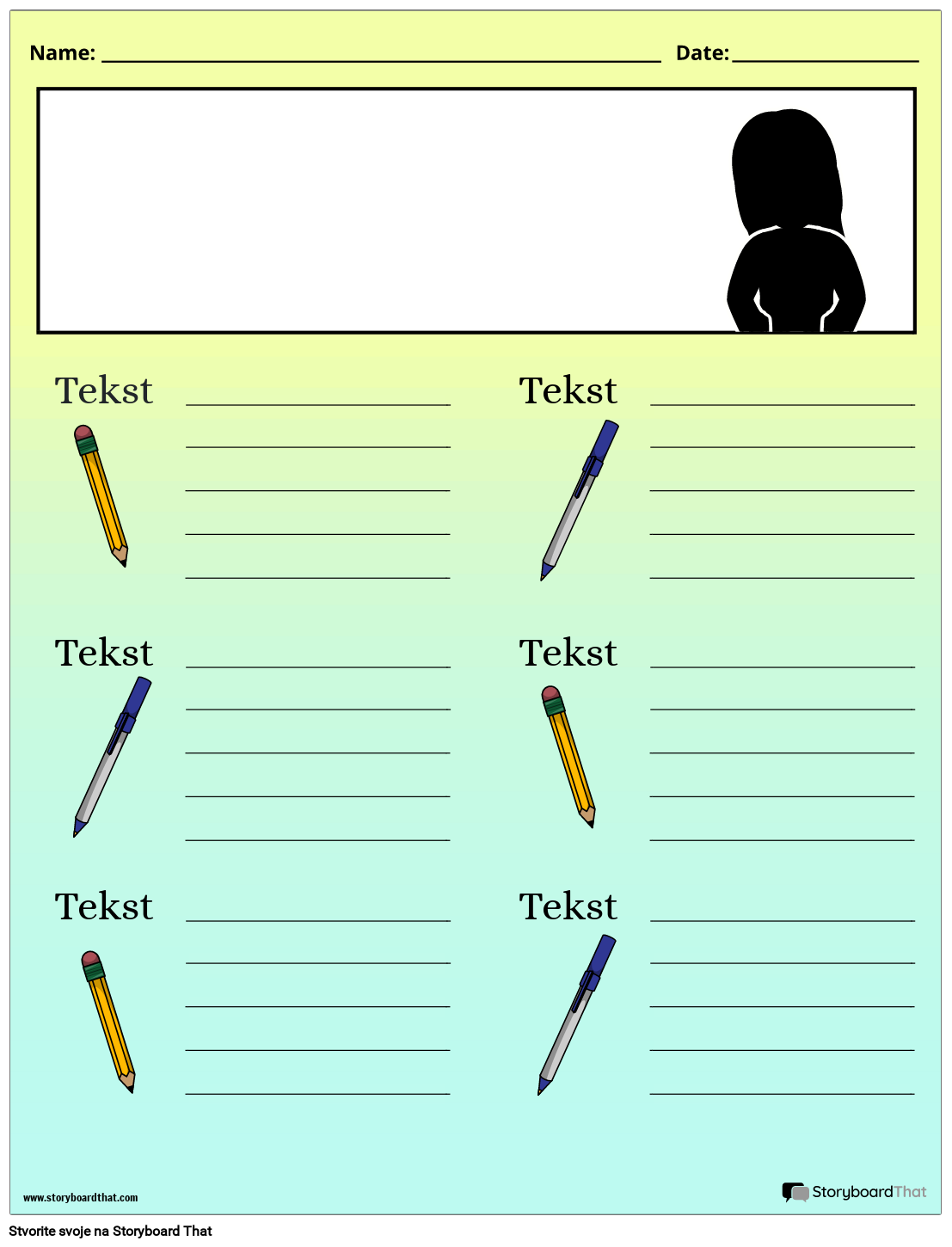 Comp Portrait Color 2 Storyboard By Hr Examples