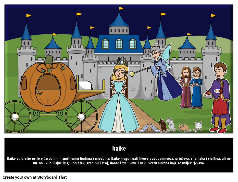 Definicija Bajke Storyboard by hr-examples