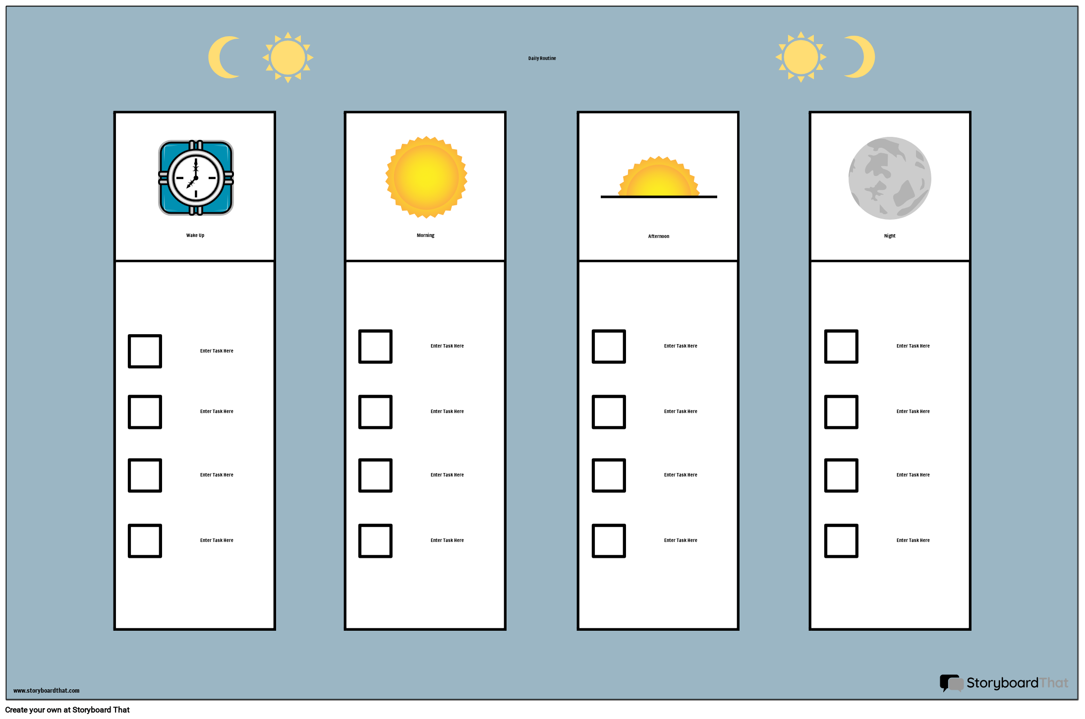Dnevni Plan Rutine Storyboard por hr-examples Dnevni Plan Rutine Storyboard por hr-examples