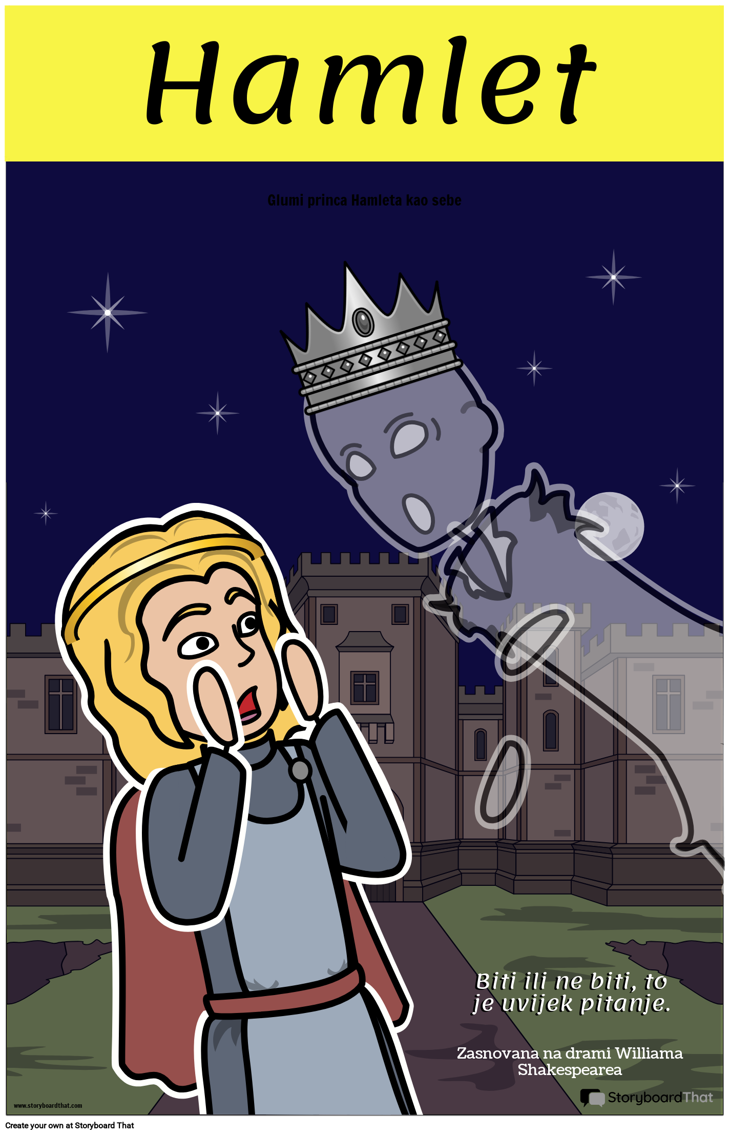 Hamlet ELA Poster Storyboard by hr-examples