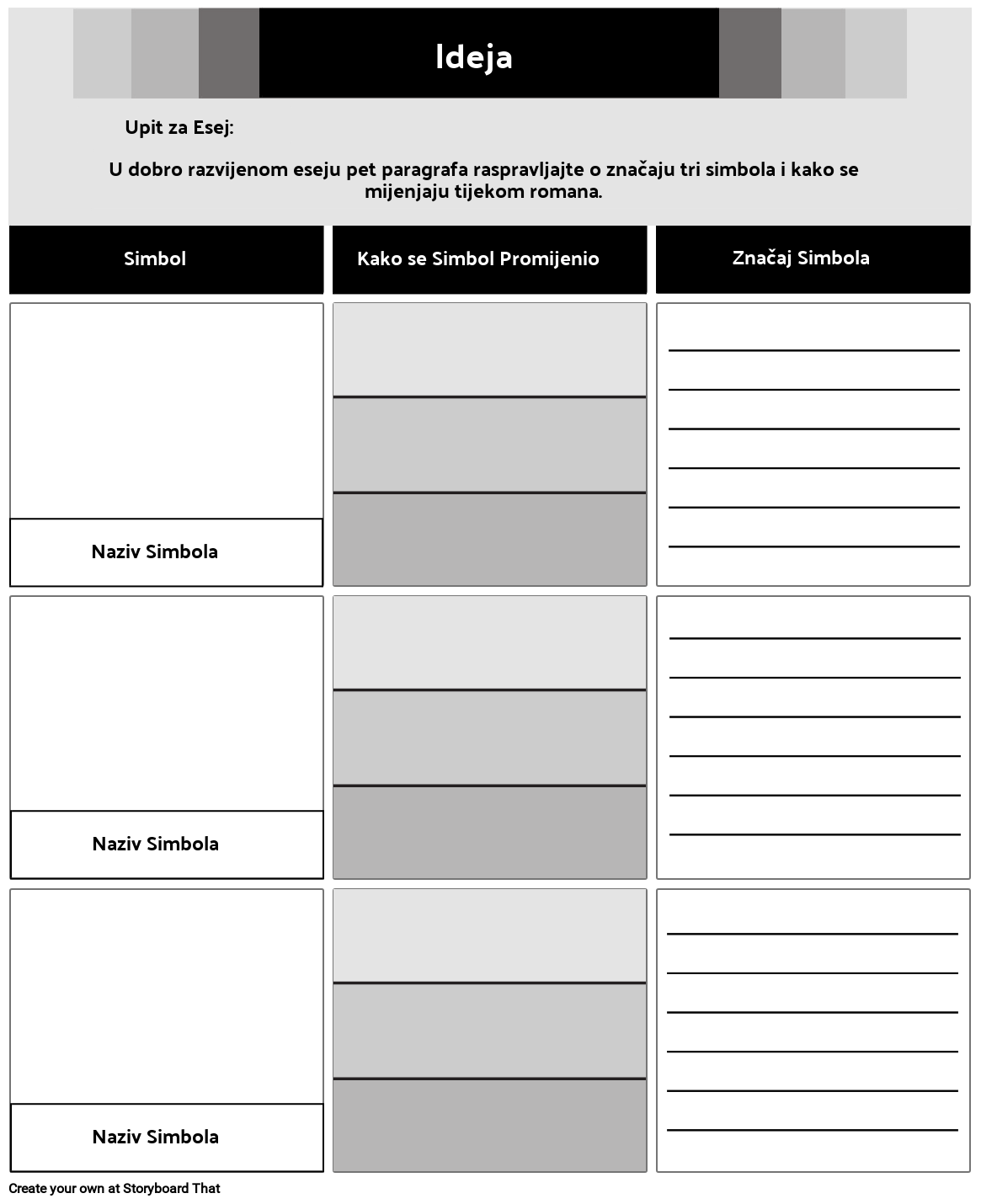 Ideja Storyboard por hr-examples