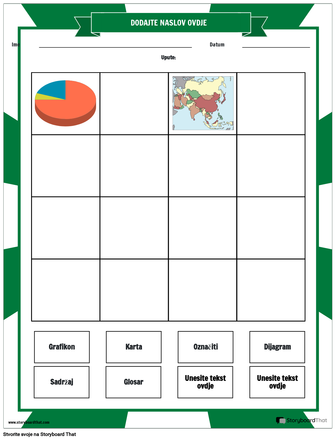 Izreži i Zalijepi Radni List sa Značajkama Nefikcijskog Teksta