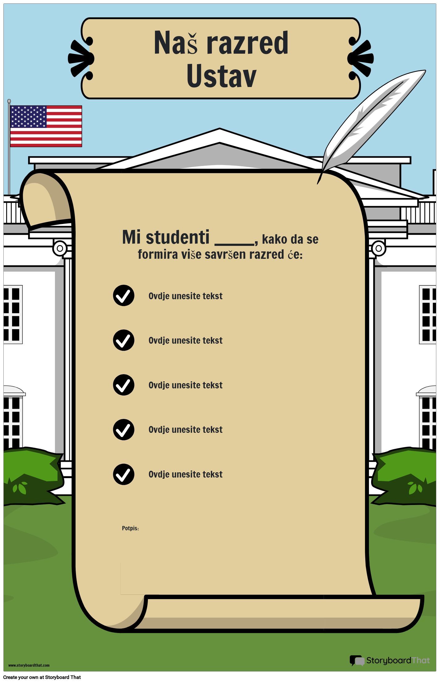 Klasni Ustav 1 Storyboard por hr-examples