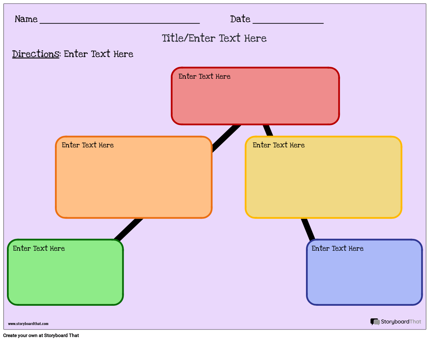 Kreativno Pisanje Pejzažna Boja 1 Storyboard por hr-examples