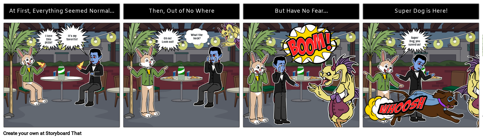 Lauren's Awesome Comic Strip Storyboard by hr-examples