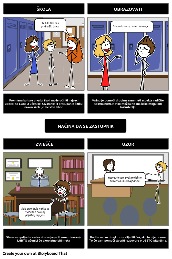 Načini da Budete Odvjetnik Storyboard par hr-examples