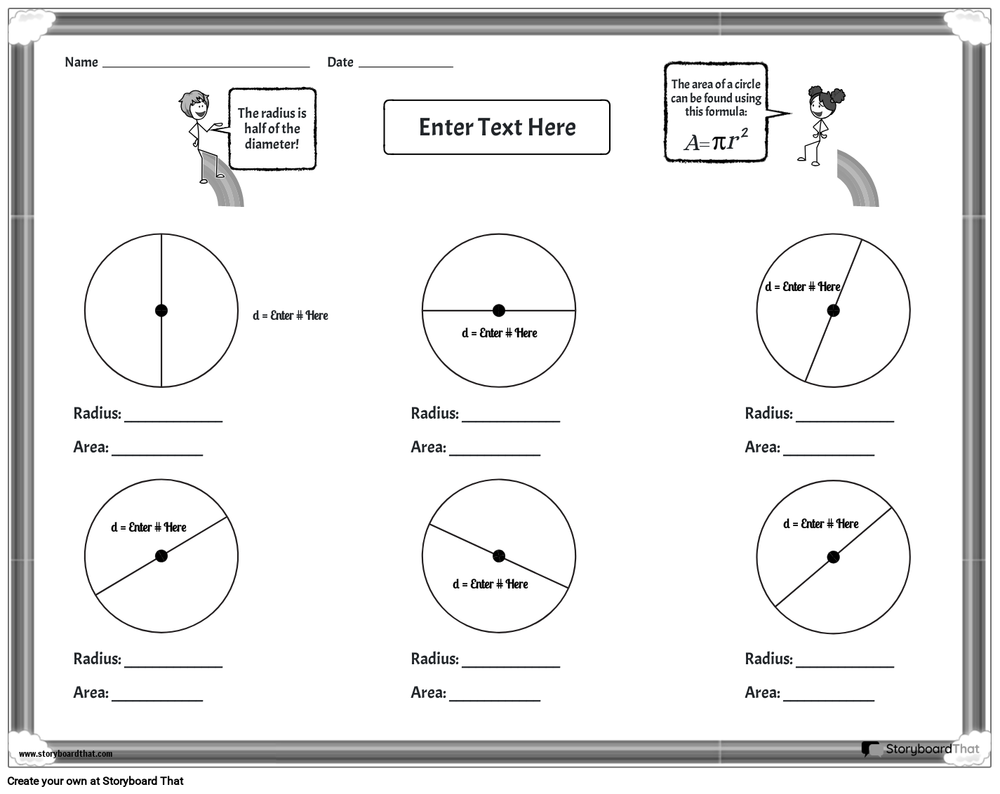 Obod Područja 6 Storyboard od Strane hr-examples