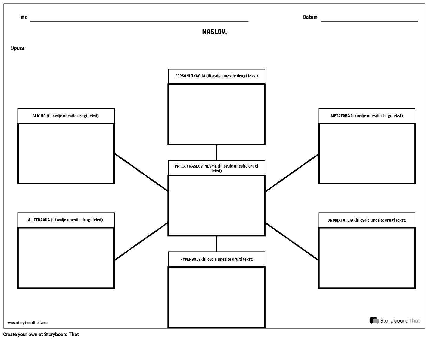 Pauk Karta Storyboard by hr-examples