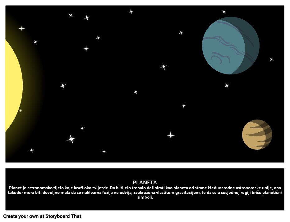Što je Planet? Storyboard por hr-examples