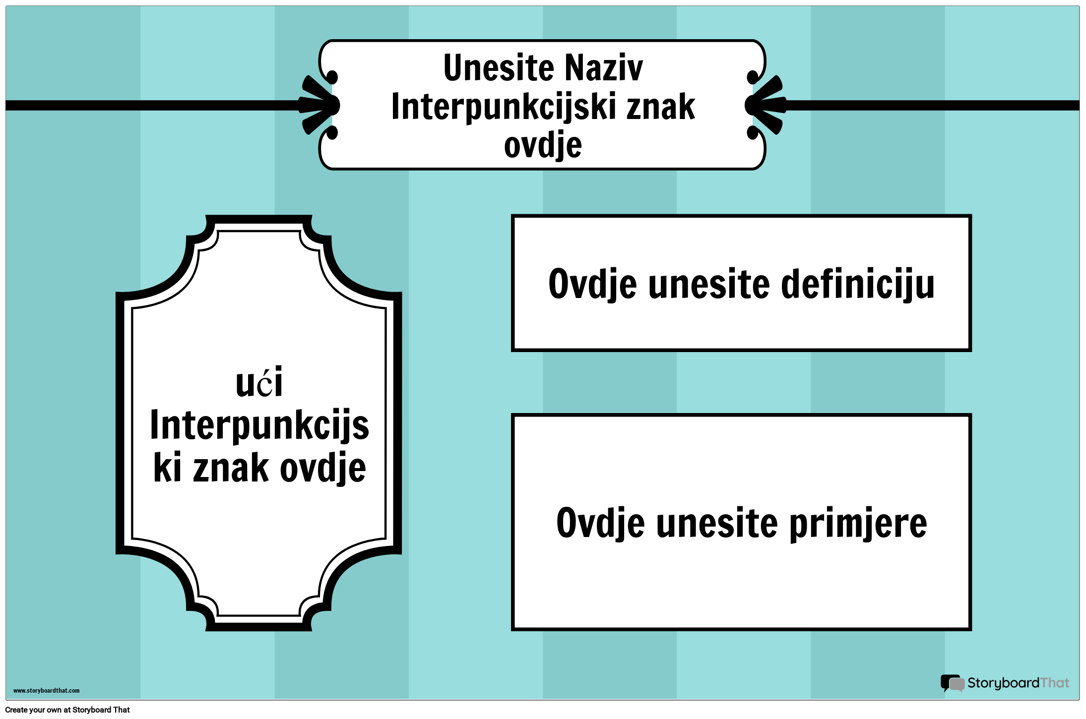 Poster Interpunkcije 1 Storyboard por hr-examples