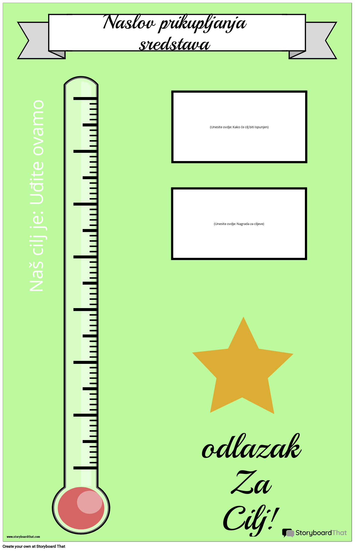 Poster za Prikupljanje Sredstava Storyboard por hr-examples