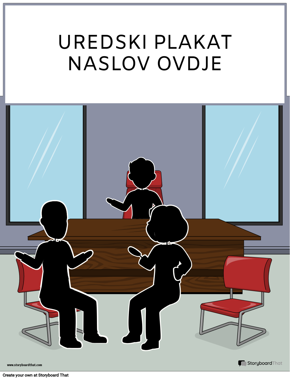 Predložak Postera Poslovnog Ureda 1 Storyboard