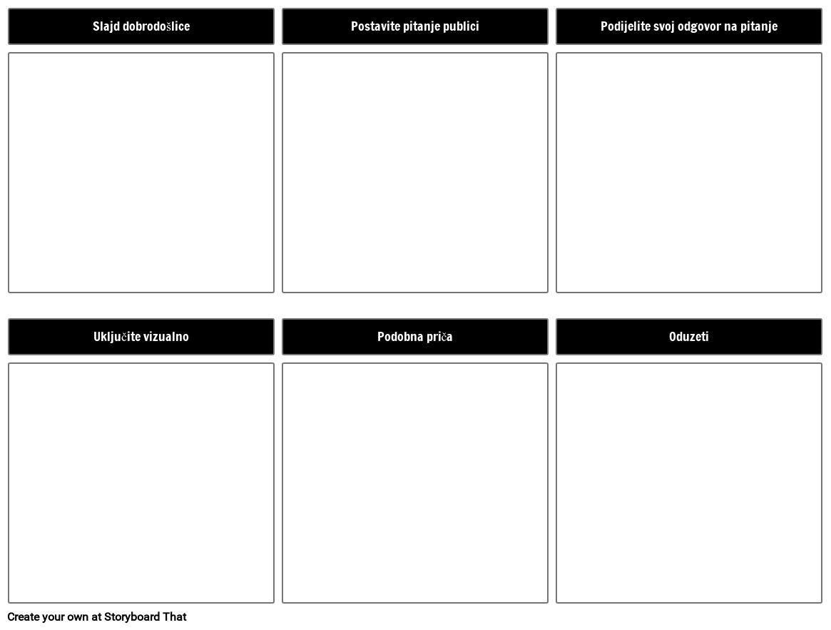 Predložak Šaljive Prezentacije Storyboard por hr-examples