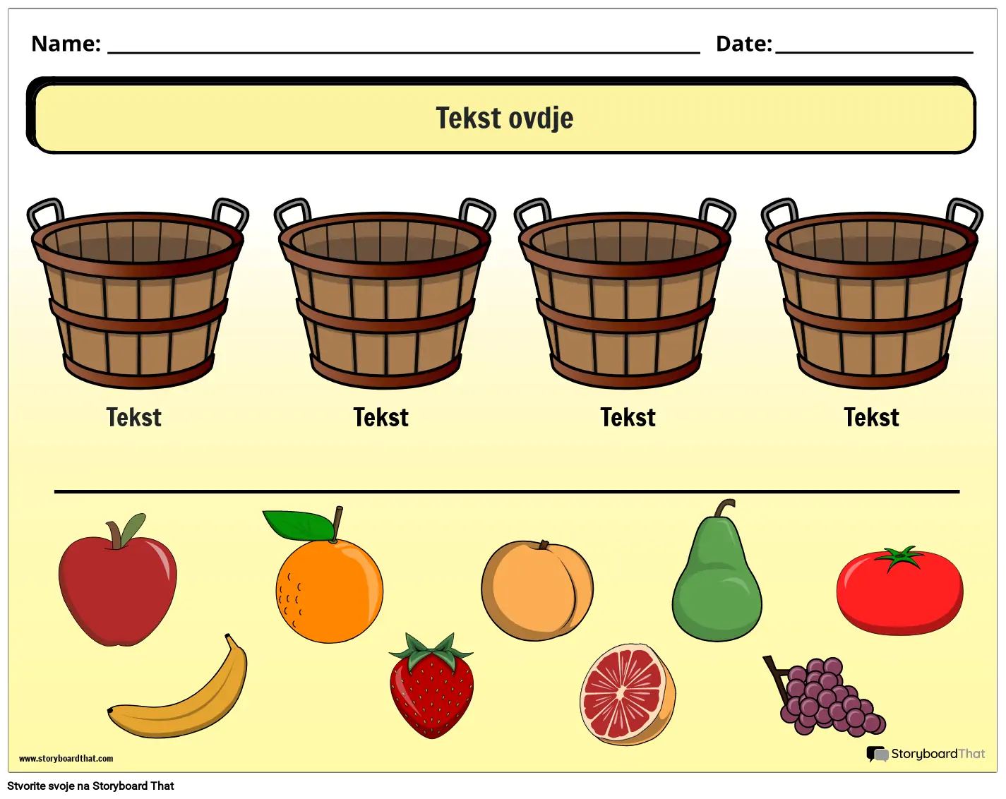 Ps Pejzažna Boja 2 Storyboard By Hr Examples
