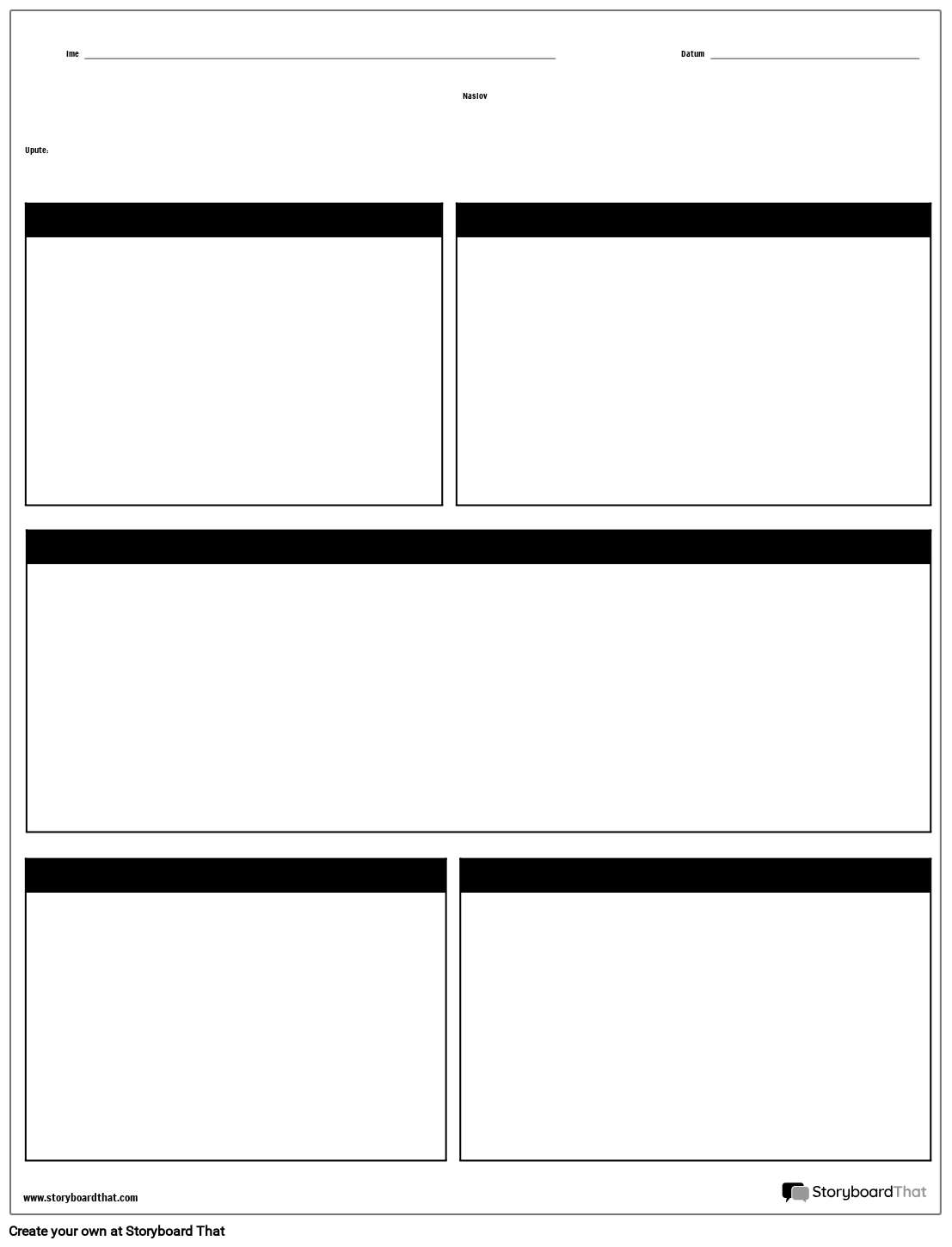 Radni List Hipoteze 1 Storyboard por hr-examples