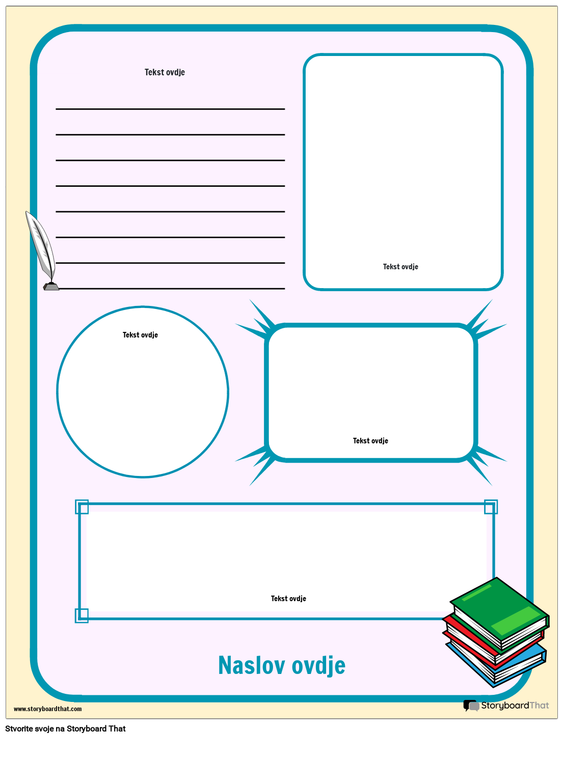 Radni List Profila Lika Storyboard por hr-examples