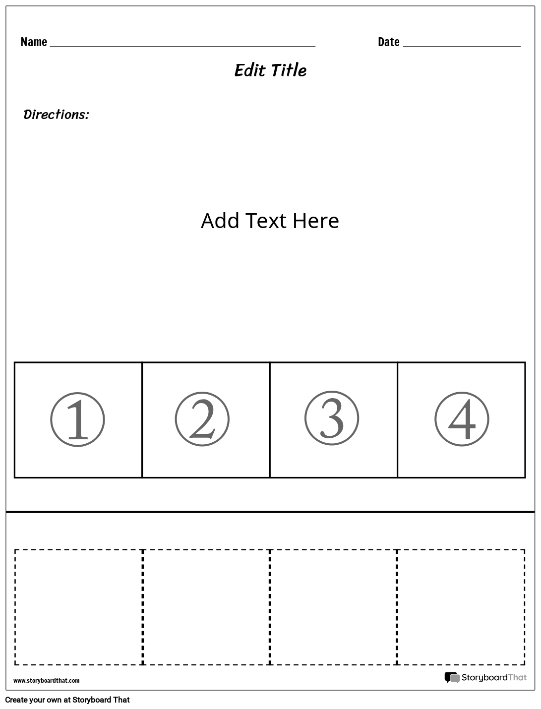 Radni List za Naručivanje Slika Storyboard por hr-examples