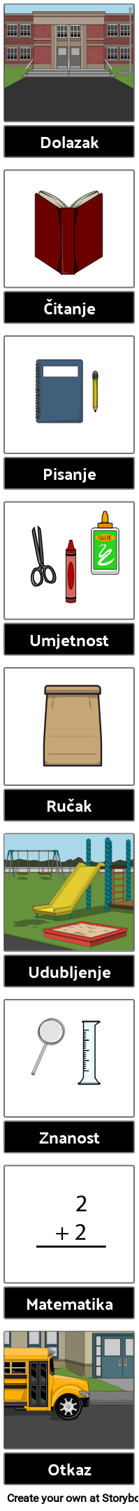 Raspored Ploče - Okomito Storyboard por hr-examples