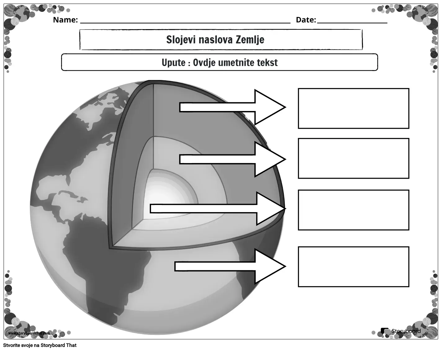 Slojevi Pejzaž Bw1 Storyboard Od Strane Hr Examples