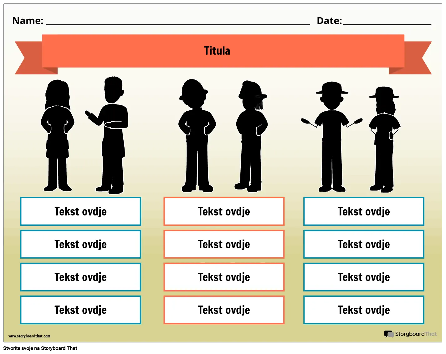Ta Pejzažna Boja 2 Storyboard Od Strane Hr Examples