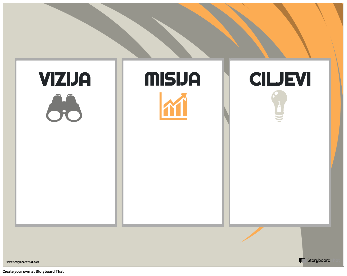 Vizija Tvrtke 3 Storyboard od Strane hr-examples
