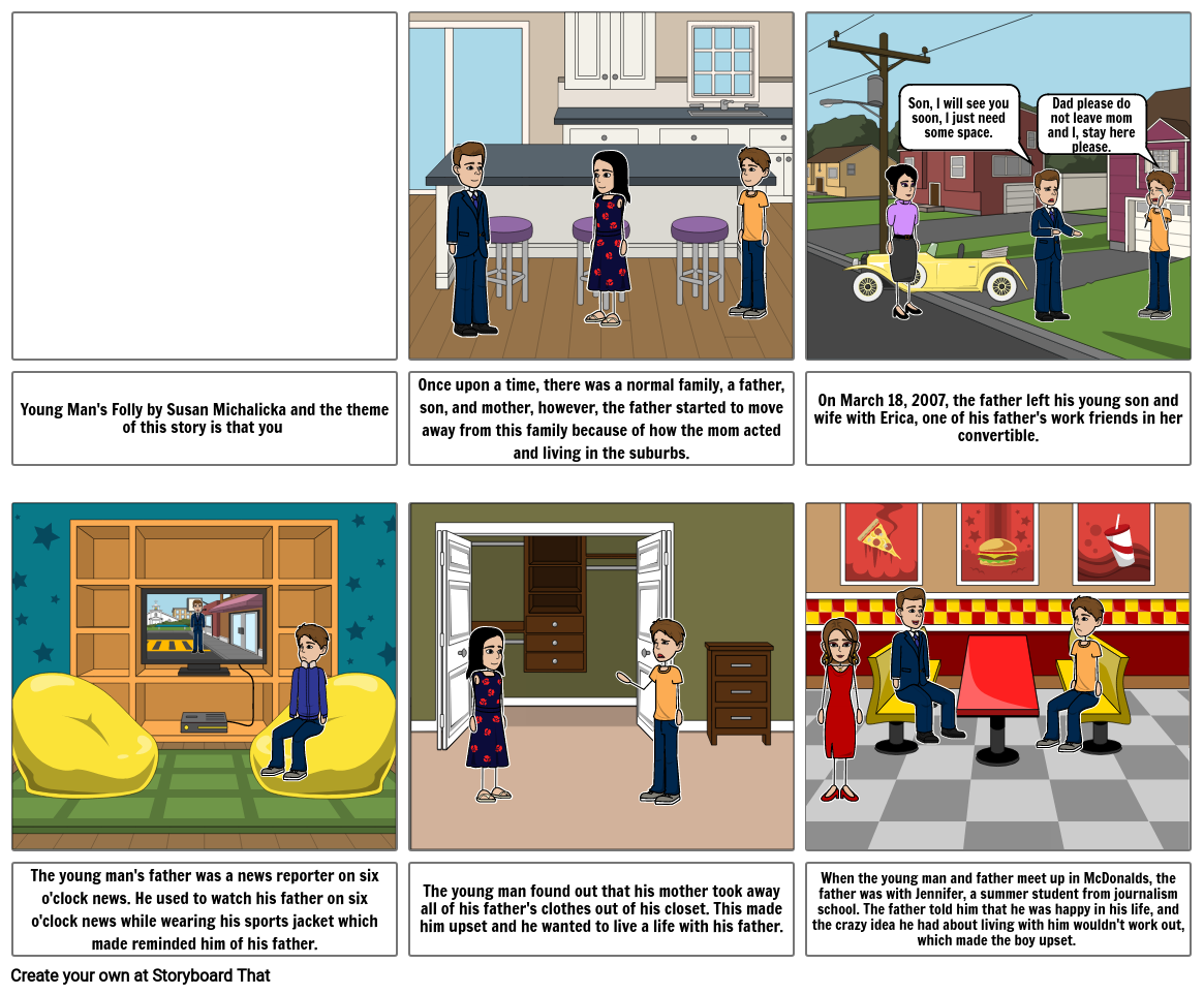 Young Man's Folly - Preetish Grewal Storyboard