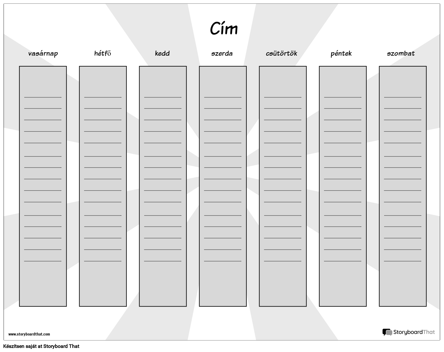 6. Naptár القصة المصورة من قبل hu-examples