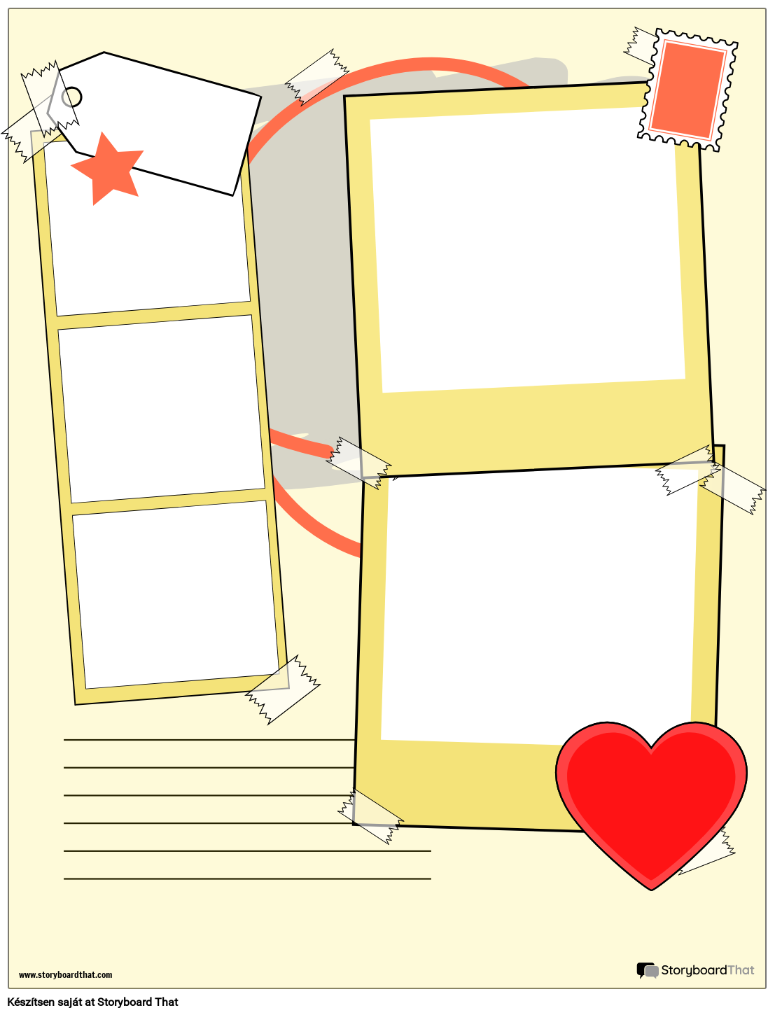 8x10-es scrapbook sablon Storyboard par hu-examples