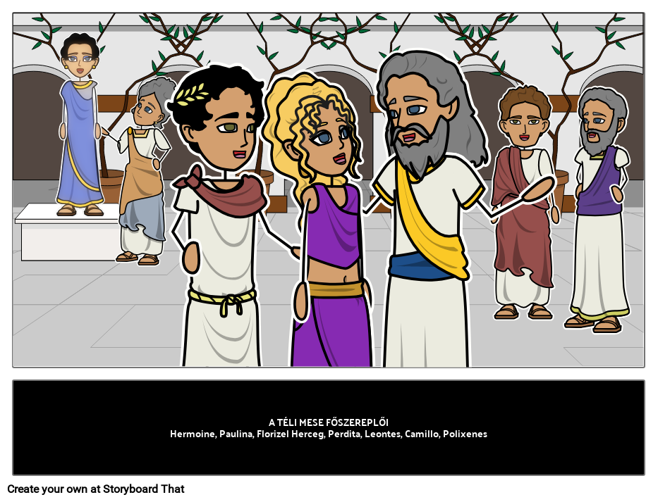 A Téli Mese Főszereplői Storyboard par hu-examples