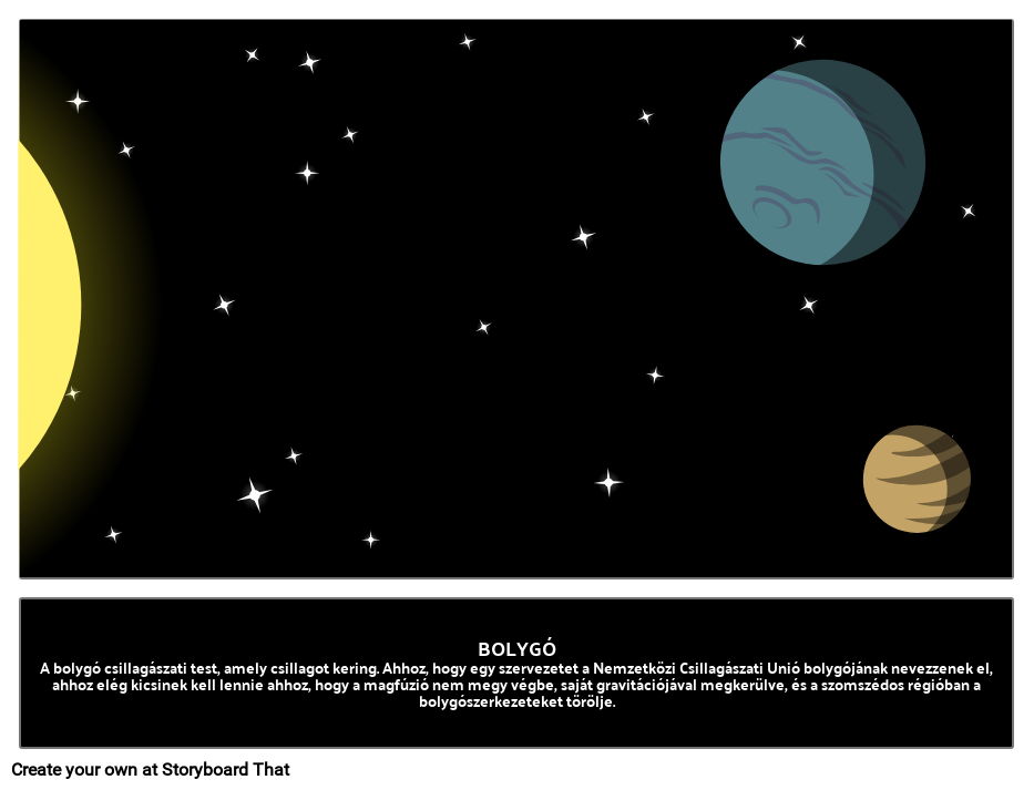 Bolygó القصة المصورة من قبل hu-examples