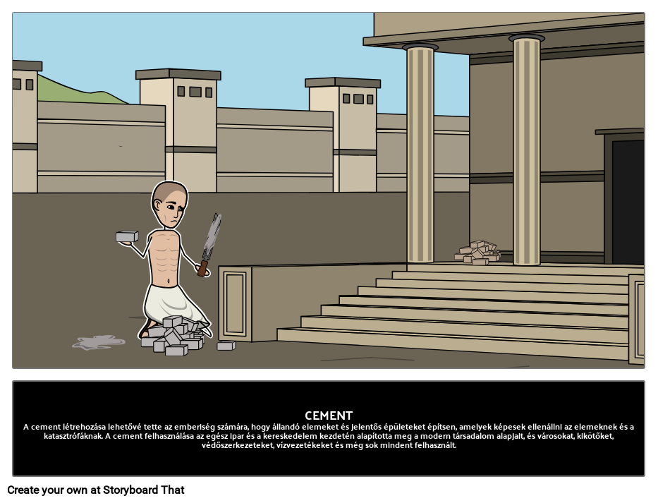 Cement – Innovatív Építőanyag Storyboard por hu-examples