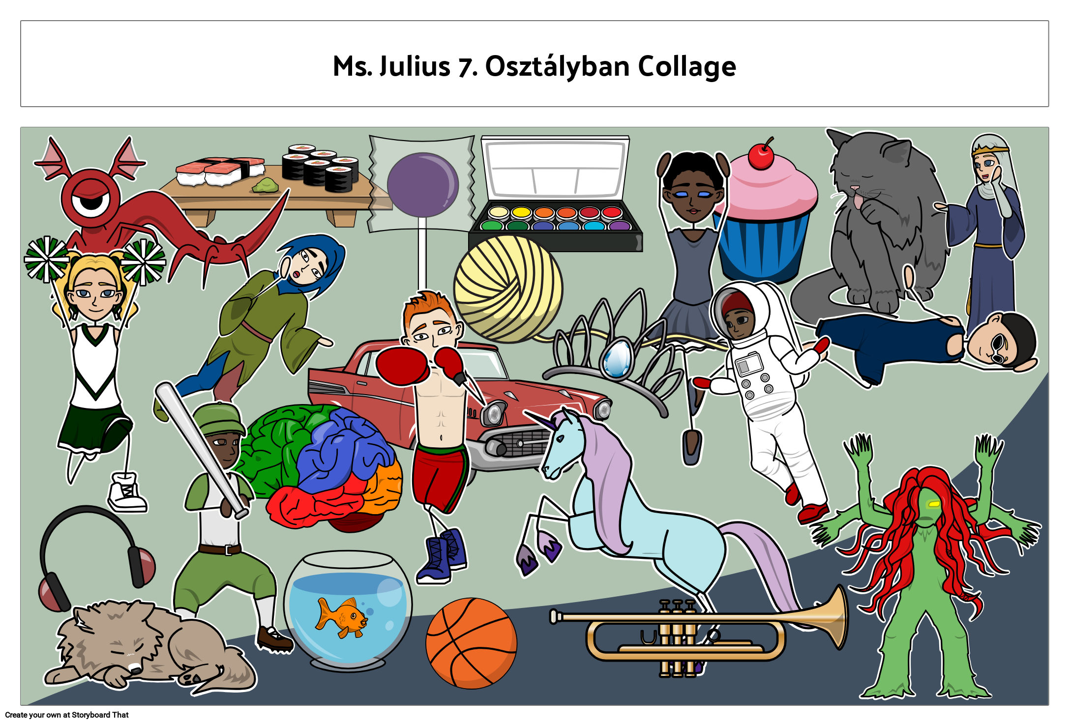 Class Collage Storyboard by hu-examples