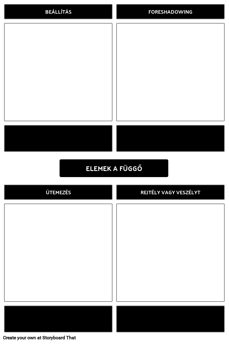 Elements of Suspense Template Storyboard por hu-examples