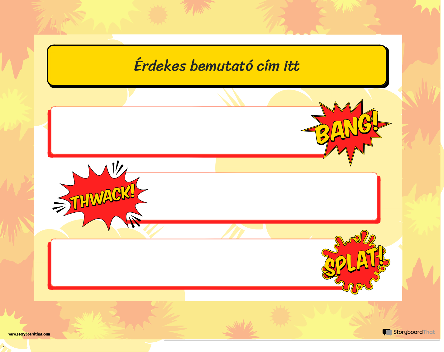 Érdekes Vállalati Prezentációs Sablonok 4 Storyboard