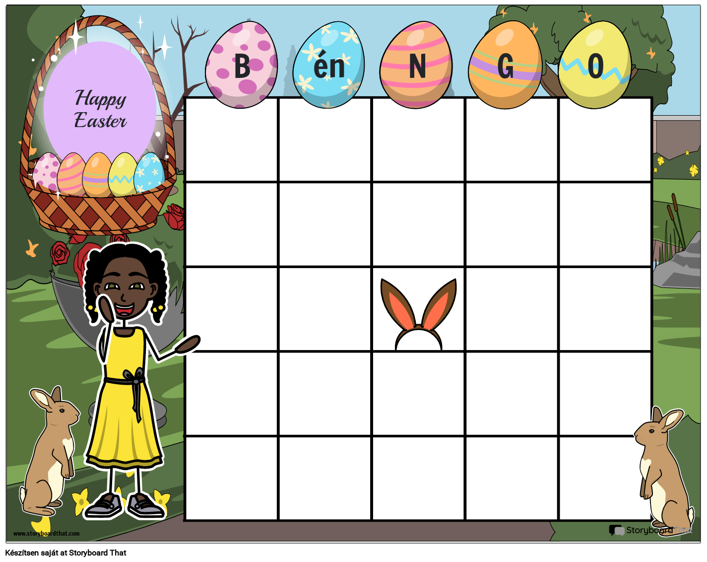 Happy Easter Egg Hunt Társasjáték Storyboard by hu-examples