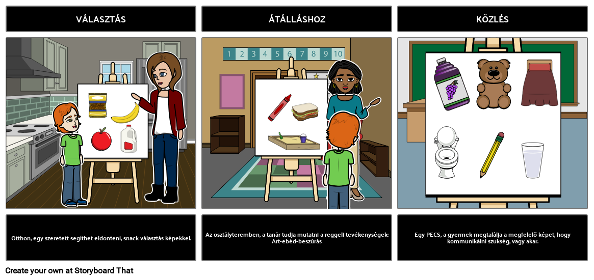PECS Board Használ Storyboard por hu-examples