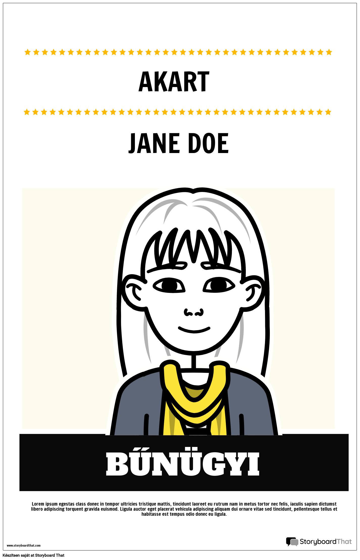 Plakát sablont keresek Storyboard af hu-examples