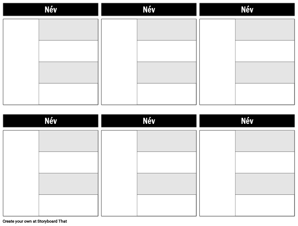 Sablon: Karaktertérkép Storyboard af hu-examples Sablon: Karaktertérkép Storyboard af hu-examples