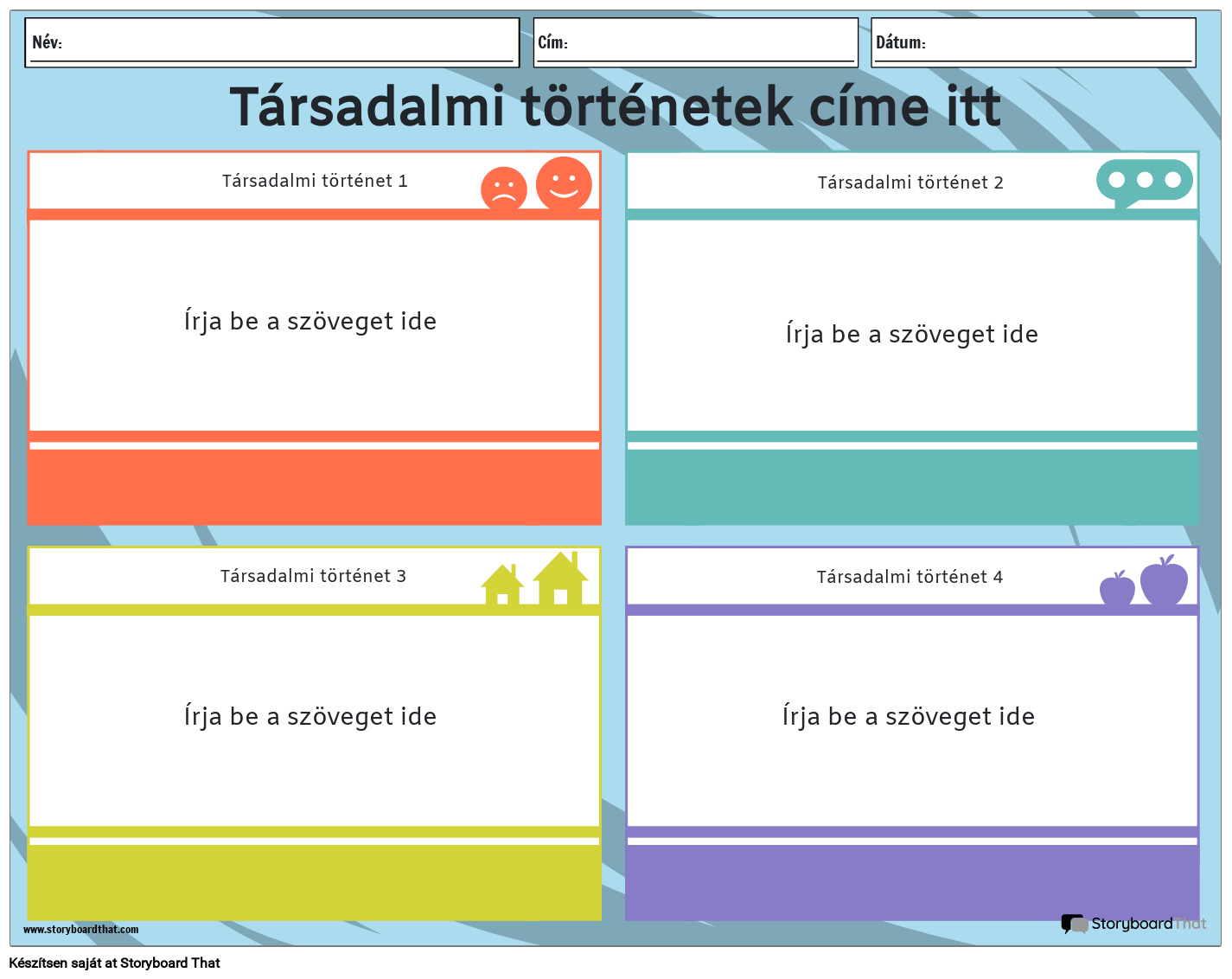 Soc Stor Landscape Color 2 Storyboard par hu-examples